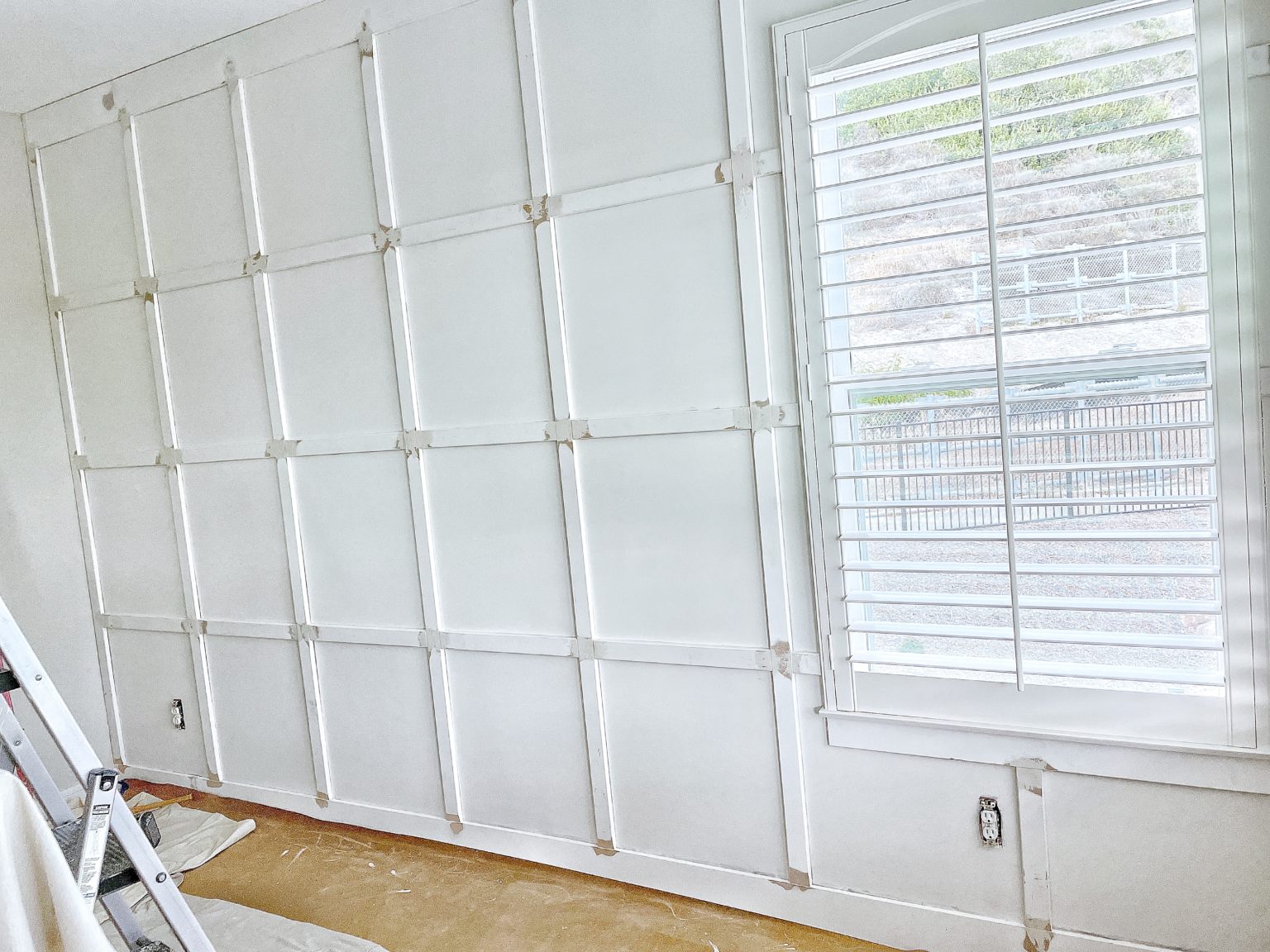 How to Do a Grid Accent Wall - Pasha is Home