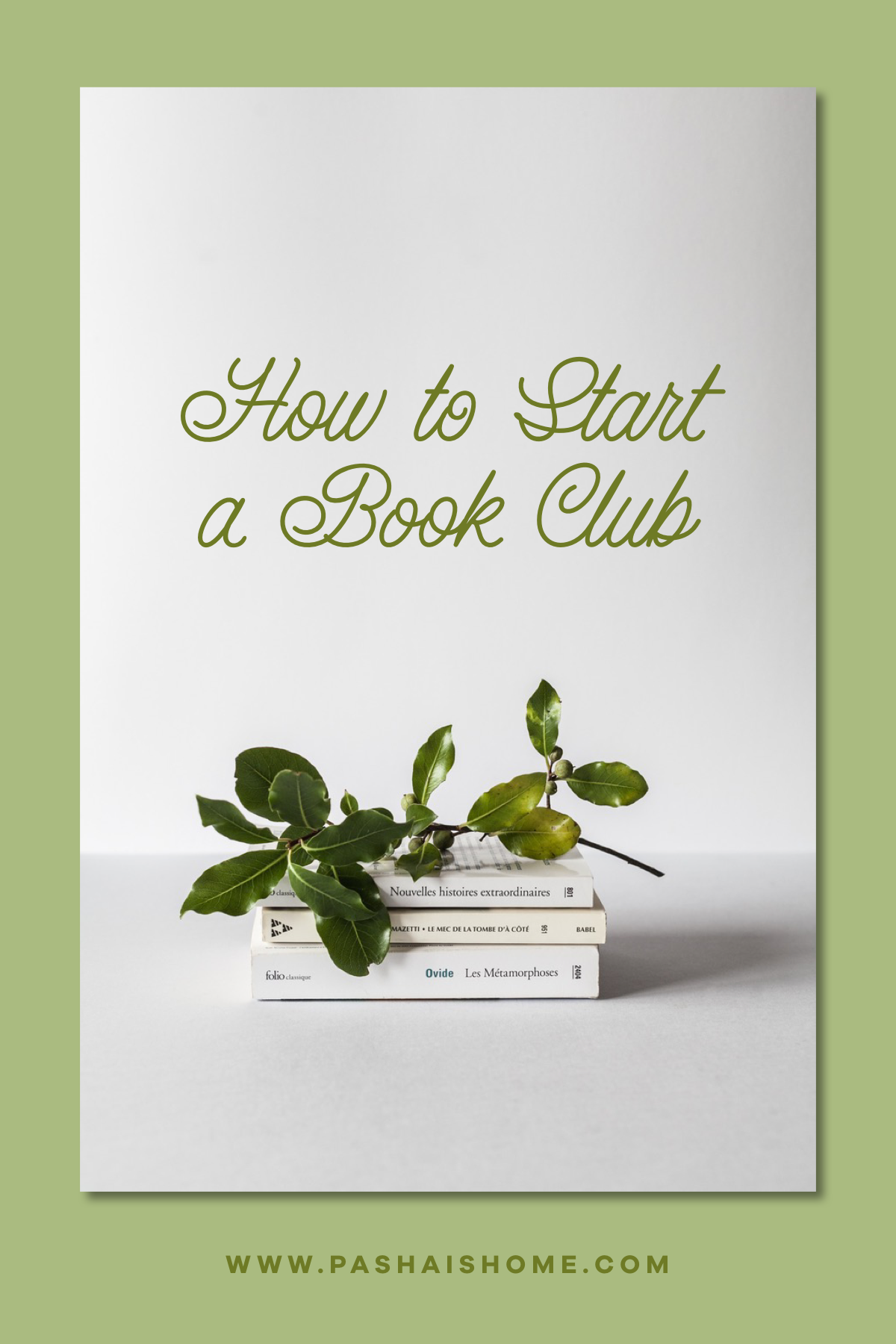 Start a Book Club in Six Easy Steps! - Pasha is Home