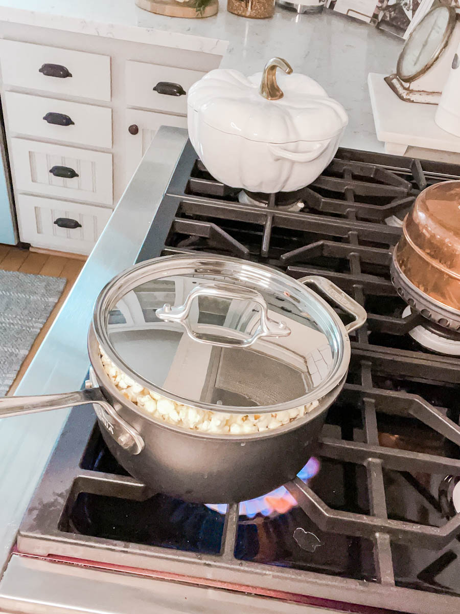 The Last Stovetop Popcorn Recipe You Will Ever Need - Pasha is Home