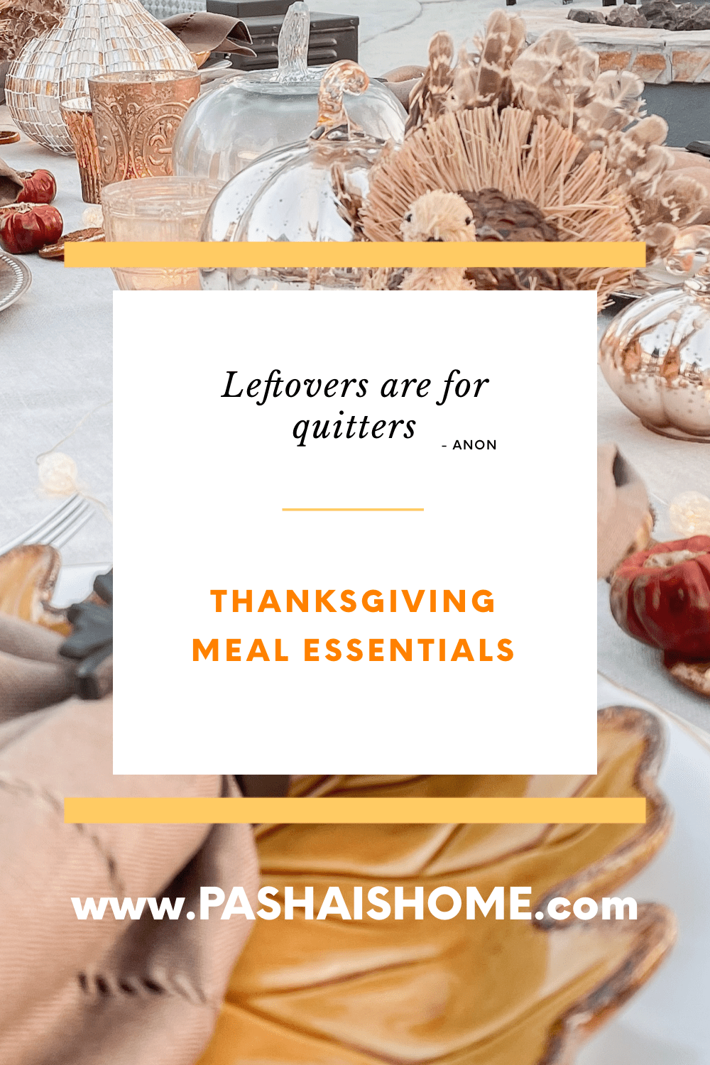 My Favorite Products for an Amazing Thanksgiving Dinner