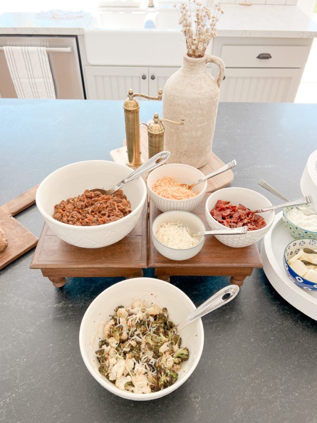 How to Set Up a Potato Bar for a Summer Dinner Party