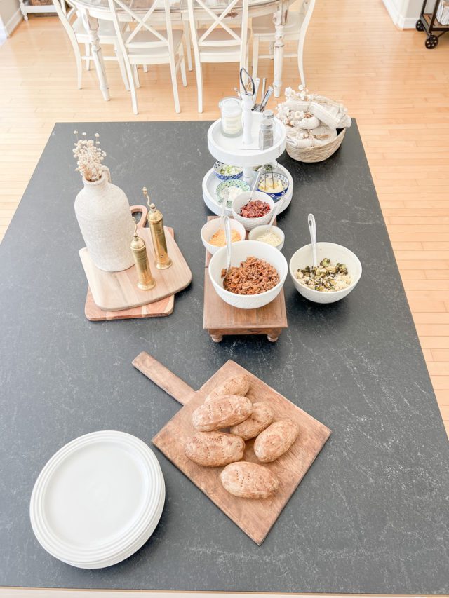 How to Set Up a Potato Bar for a Summer Dinner Party
