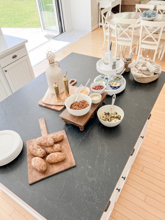 How to Set Up a Potato Bar for a Summer Dinner Party