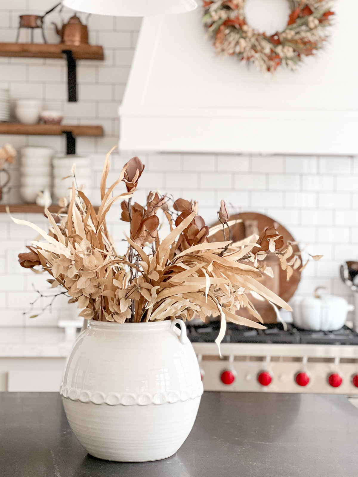 Easy Ways to Add Fall Decor to the Kitchen - Pasha is Home