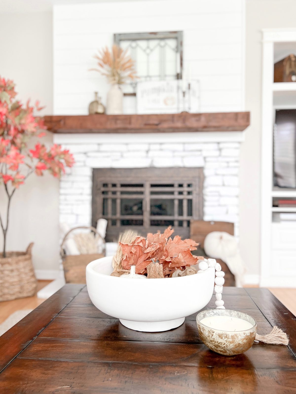 Simple Ideas For A Cozy Fall Family Room - Pasha is Home