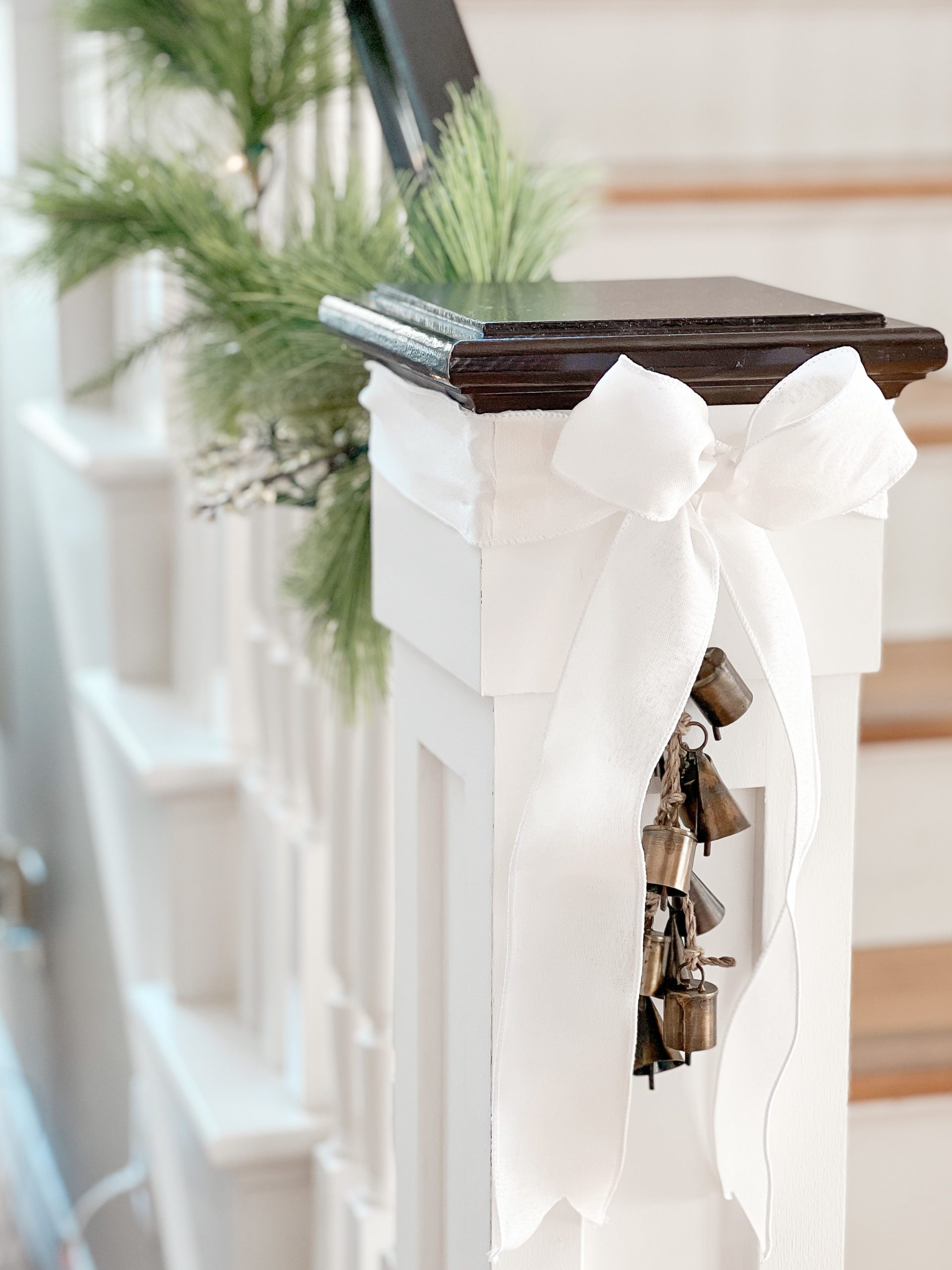 How to Decorate Your Stairs and Mantels for Christmas