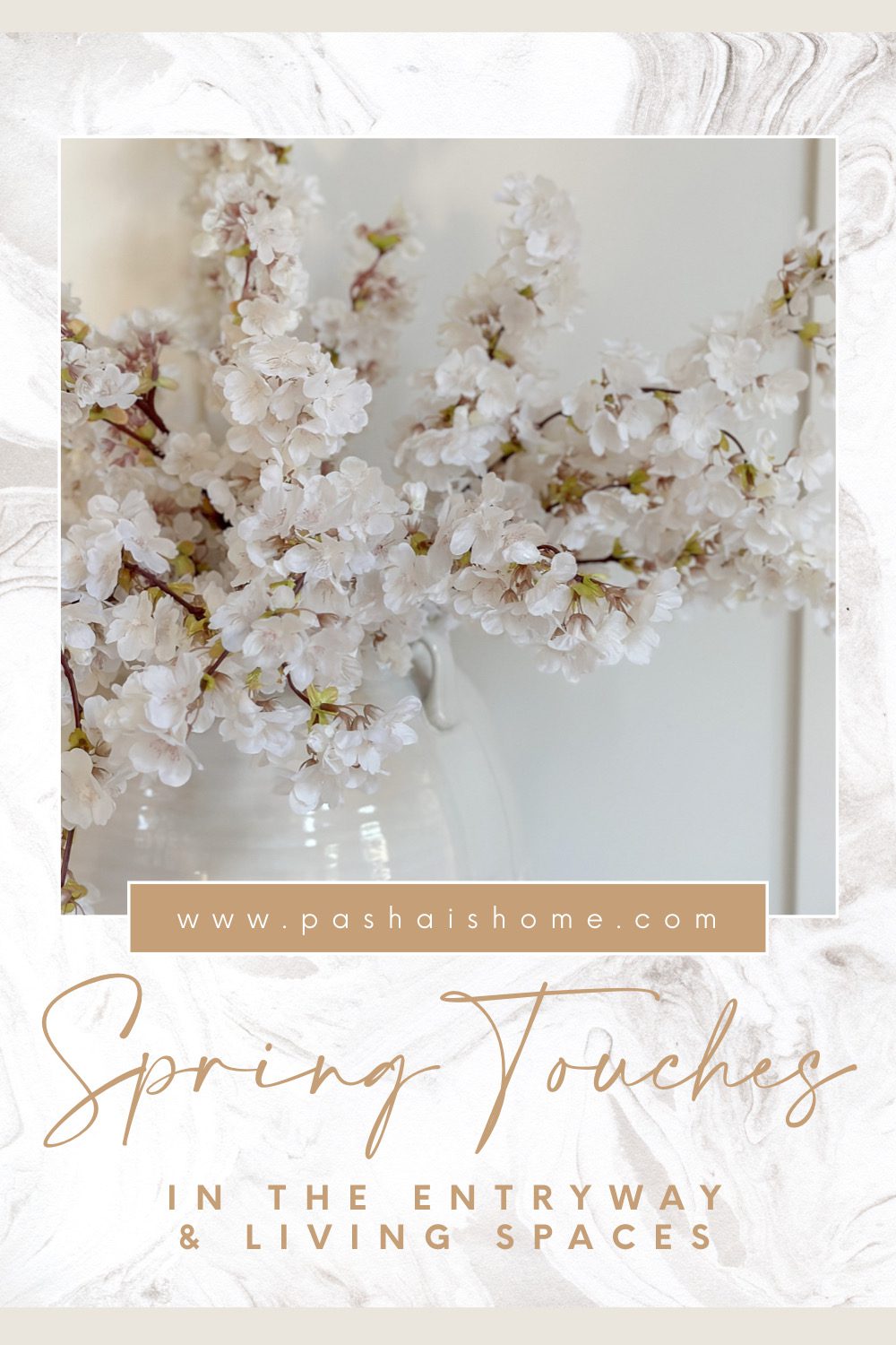 Add Simple Spring Touches to Your Entryway and Living Spaces