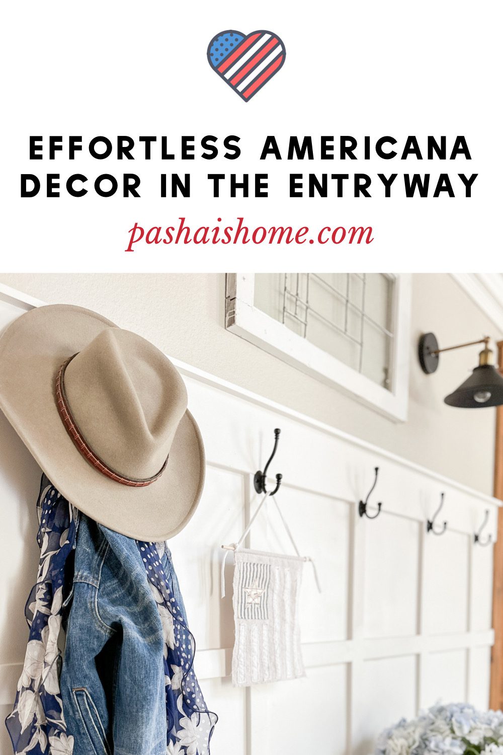 Easy and Effortless Americana Decor Ideas for the Entryway